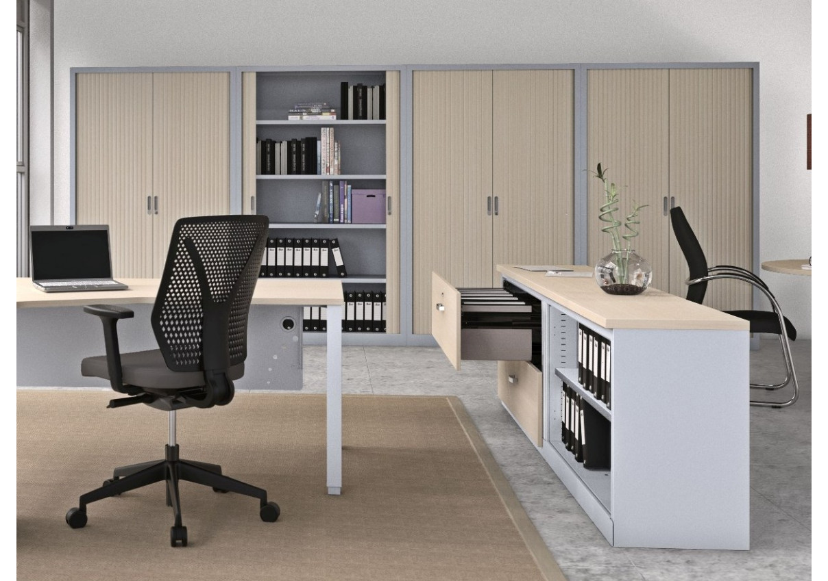 Armoire a rideau STEEL 160